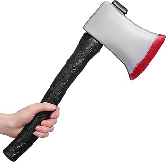 Amazon.com: Vicenpal Realistic Hatchet Axe Props for Party Halloween ...