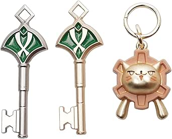 CALEMBOU Anime Keychain Pedant Vision Merch Kaveh Al haitham Keys Cos ...