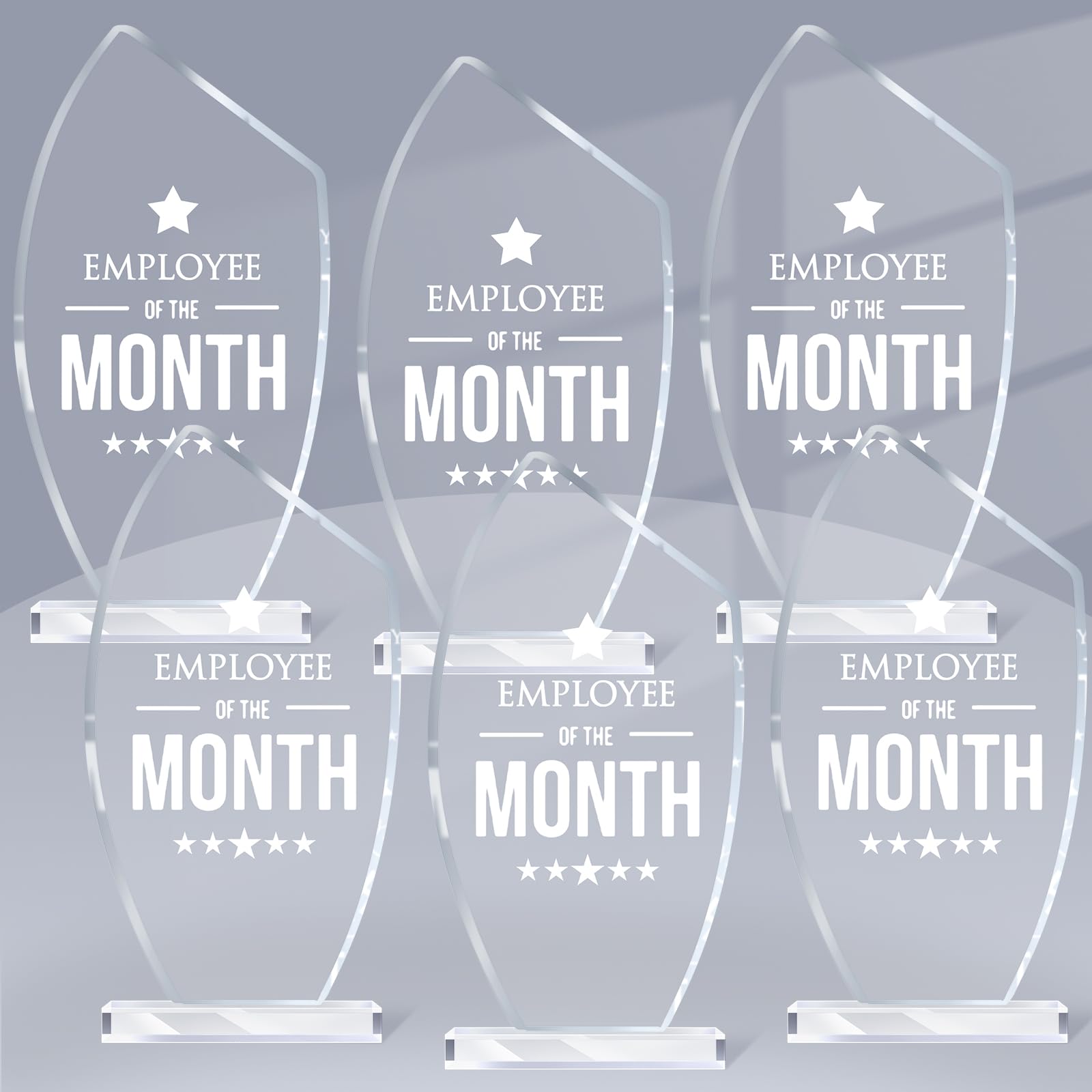 Amazon.com: Roowest 6 Pieces Employee of the Month Sign Coworker Gifts ...