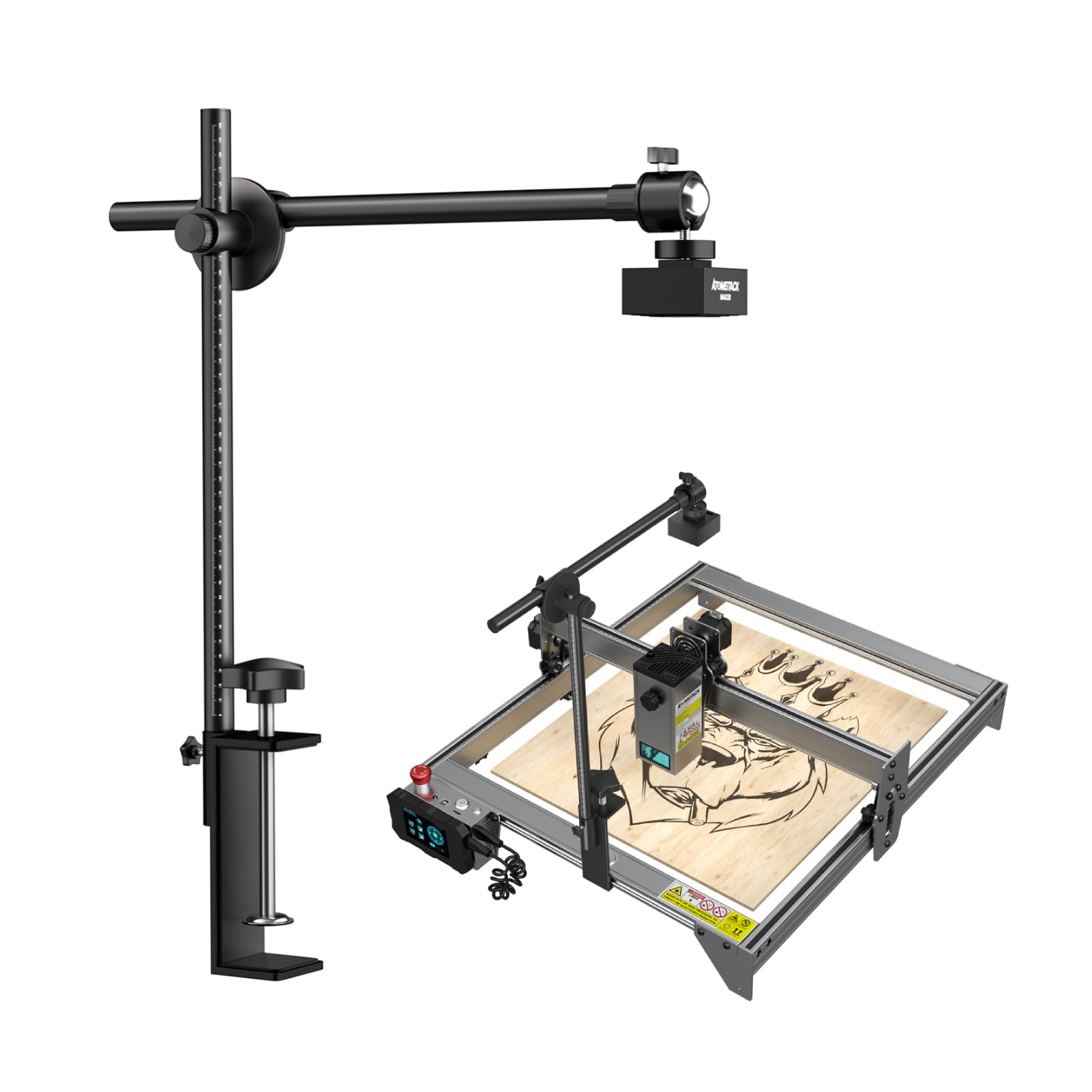 Amazon.com: ATOMSTACK MAKER Lightburn Camera for Laser Engraver, Laser ...