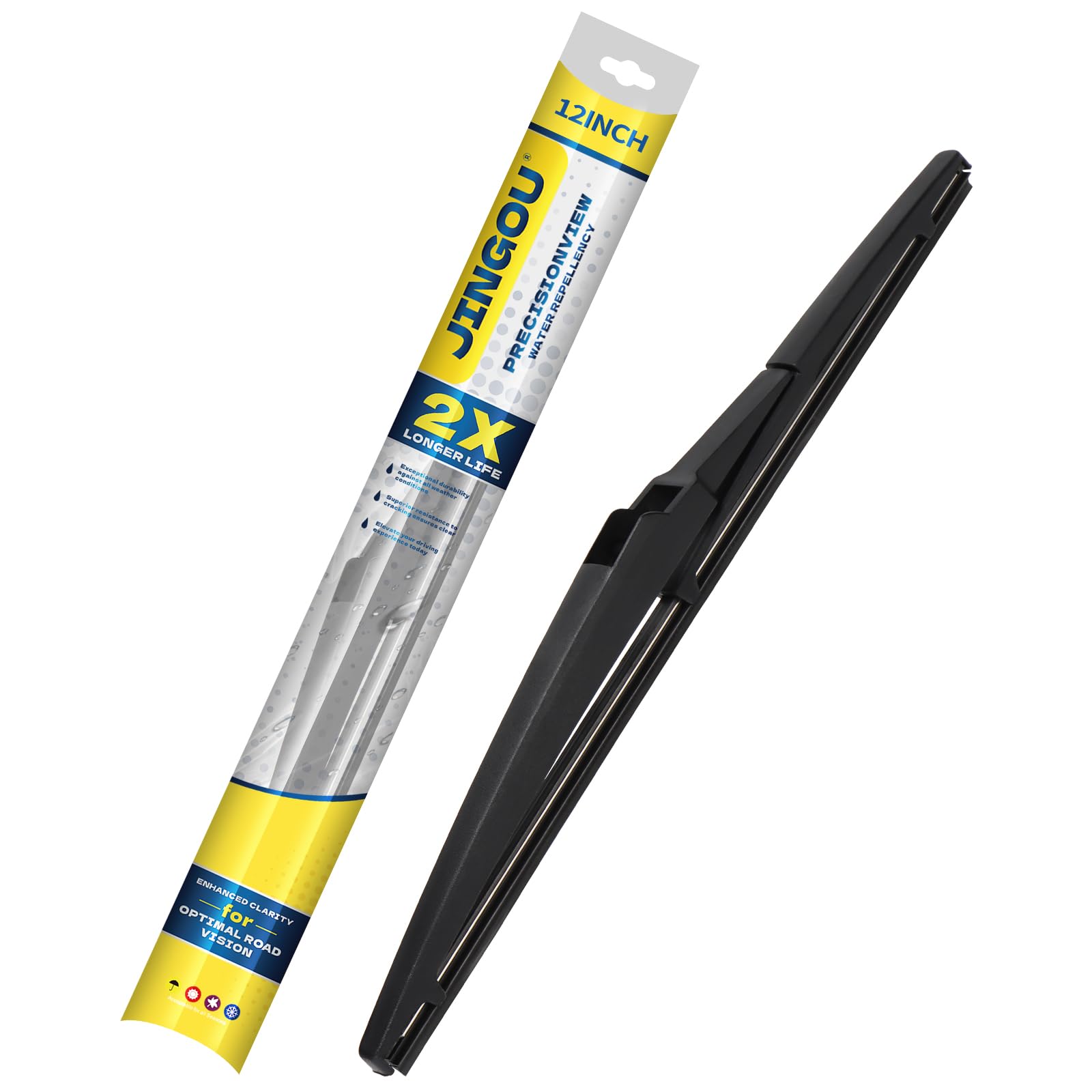 Amazon.com: JINGOU 12 Inch Rear Wiper Blade Compatible with Dodge ...