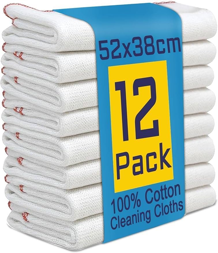 Reusable Jumbo Cleaning Cloths, Dish Cloths for Washing Up 10 Pack ...