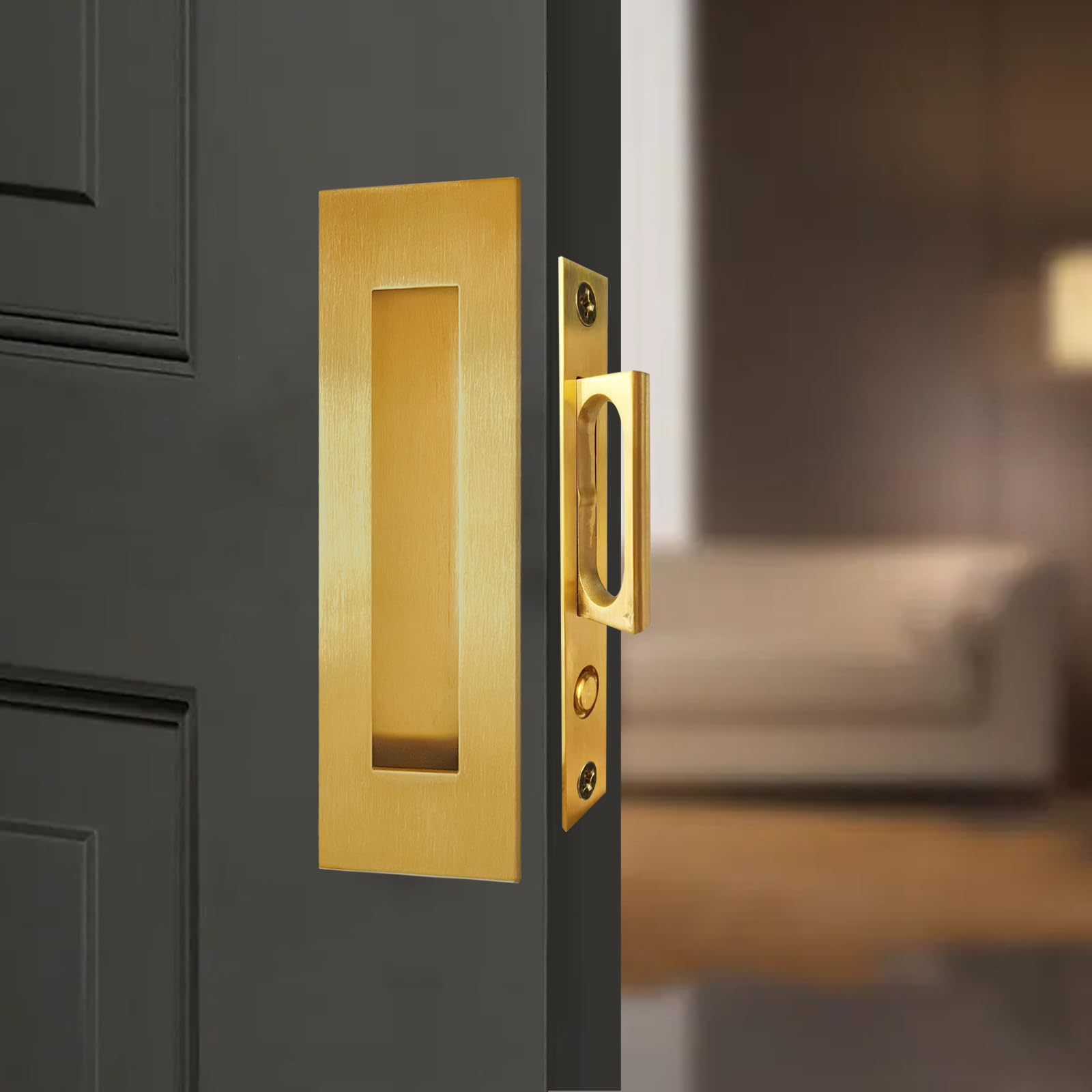 Amazon.com: Recessed Finger Flush Pulls with Edge Pull - Suitable for ...