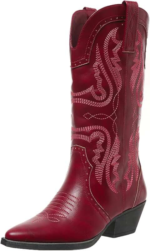 Amazon.com: Red - Women's Boots / Women's Shoes: Clothing, Shoes & Jewelry
