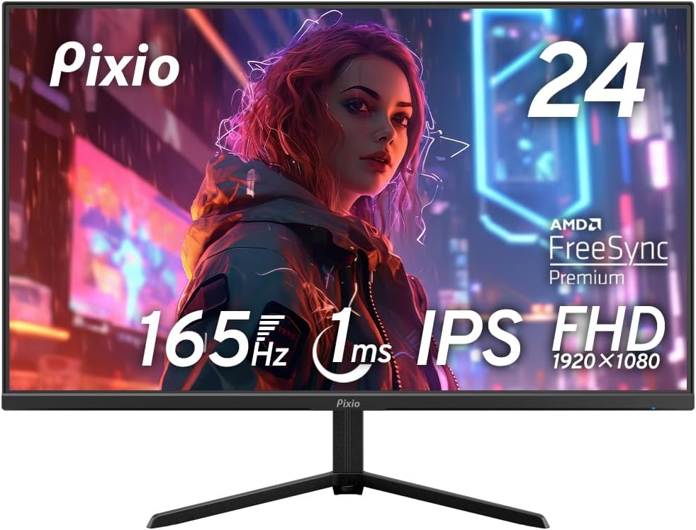 Amazon.co.jp: Pixio PX248 Prime S ゲーミングモニター 23.8インチ 1ms FHD IPS 165Hz : パソコン・周辺機器