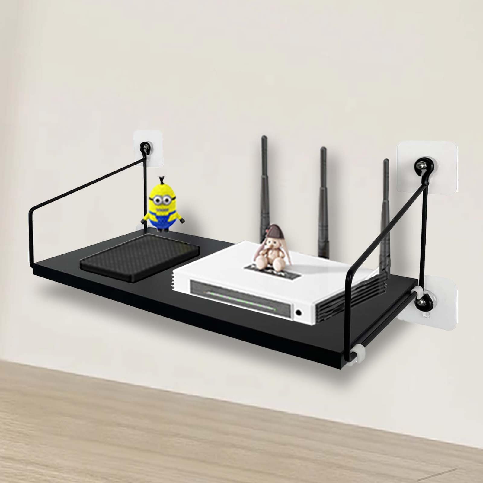 Amazon.com: Floating Shelves For Wall No Drilling, Floating Shelf for ...