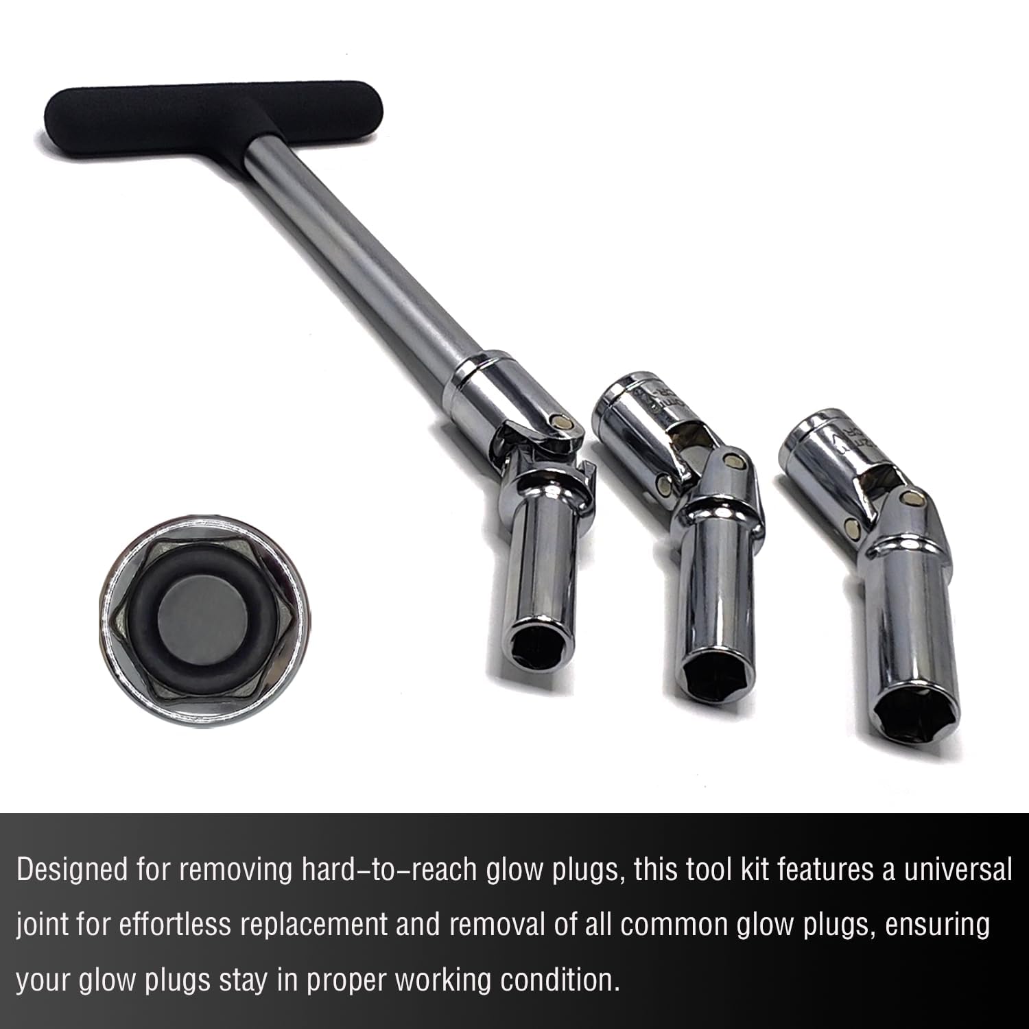 Snapklik.com : JEUCLEL 4PCS Glow Plug Socket Set