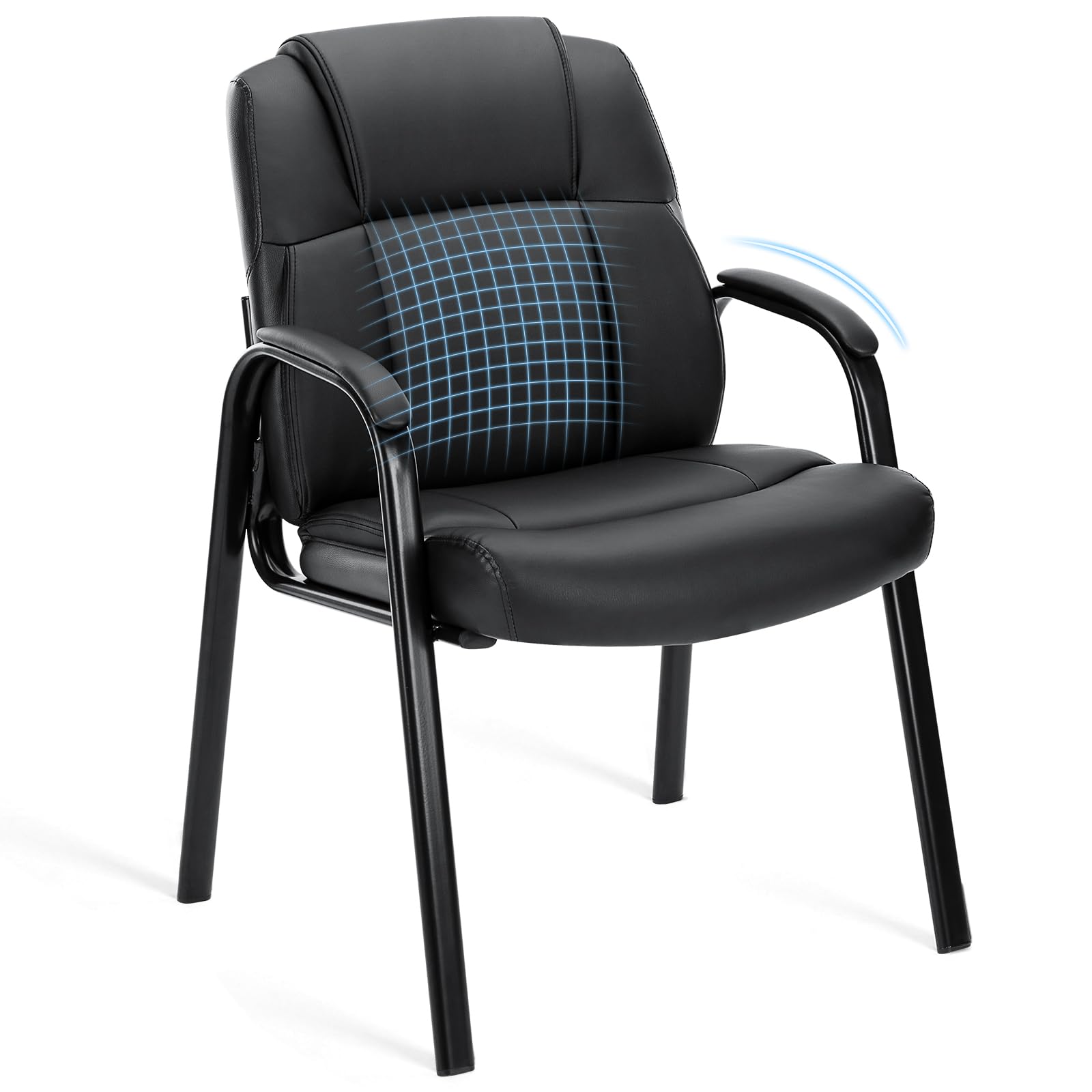 Amazon.com: OLIXIS Waiting Room Chairs, Leather Office Desk Reception ...