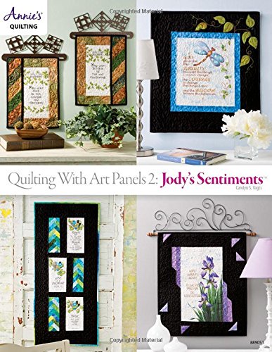 Amazon | Jody's Sentiments (Quilting With Art Panels, 2) | Vagts ...