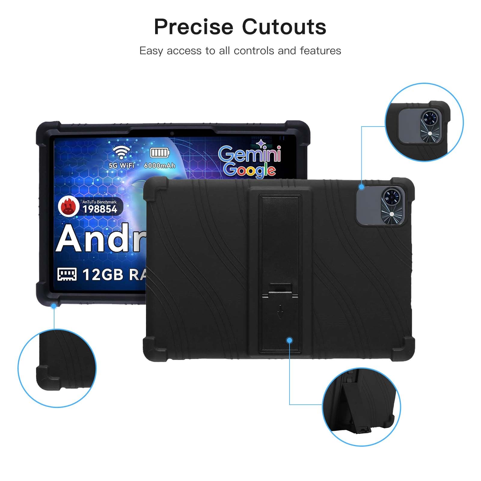 Shock Proof Tablet Case Protective Case For Tabwee T80 Android 15 ...
