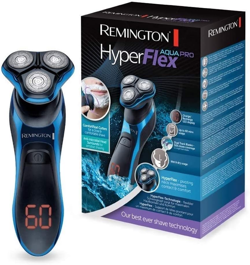 Remington Hyperflex Aqua Pro XR1470 Rotary Razor Flexible Swivelling ...