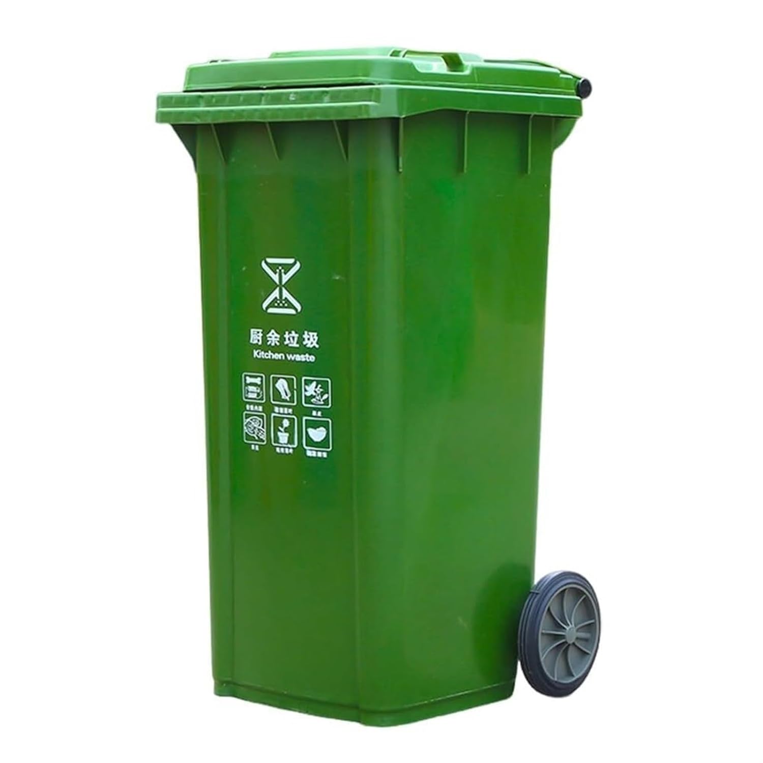 YXCUIDP Bote Basura Grande Bote Basura Exteriores con Ruedas Y Tapa ...