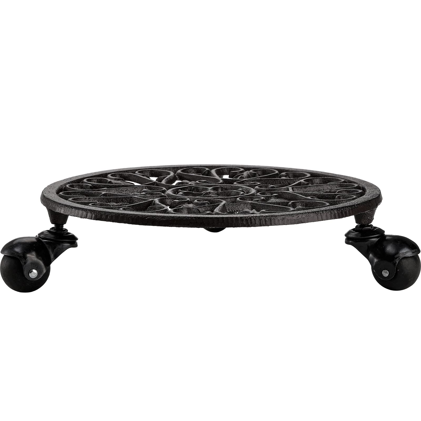Snapklik.com : Fasmov Plant Caddy Cast Iron Plant Stand Plant Pallet ...