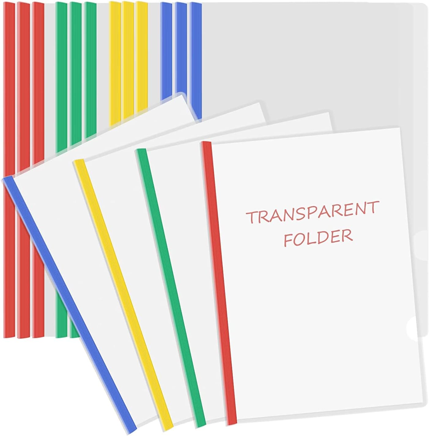 FUTURE X Clear Plastic Report Covers with U-Type Sliding Bar Clear ...