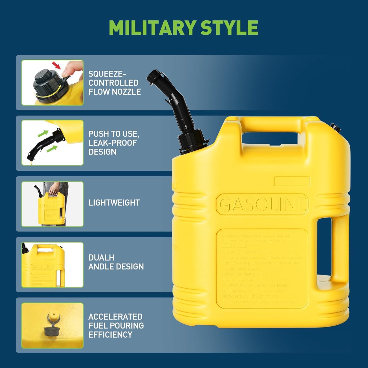 Gasoline Storage Containers
