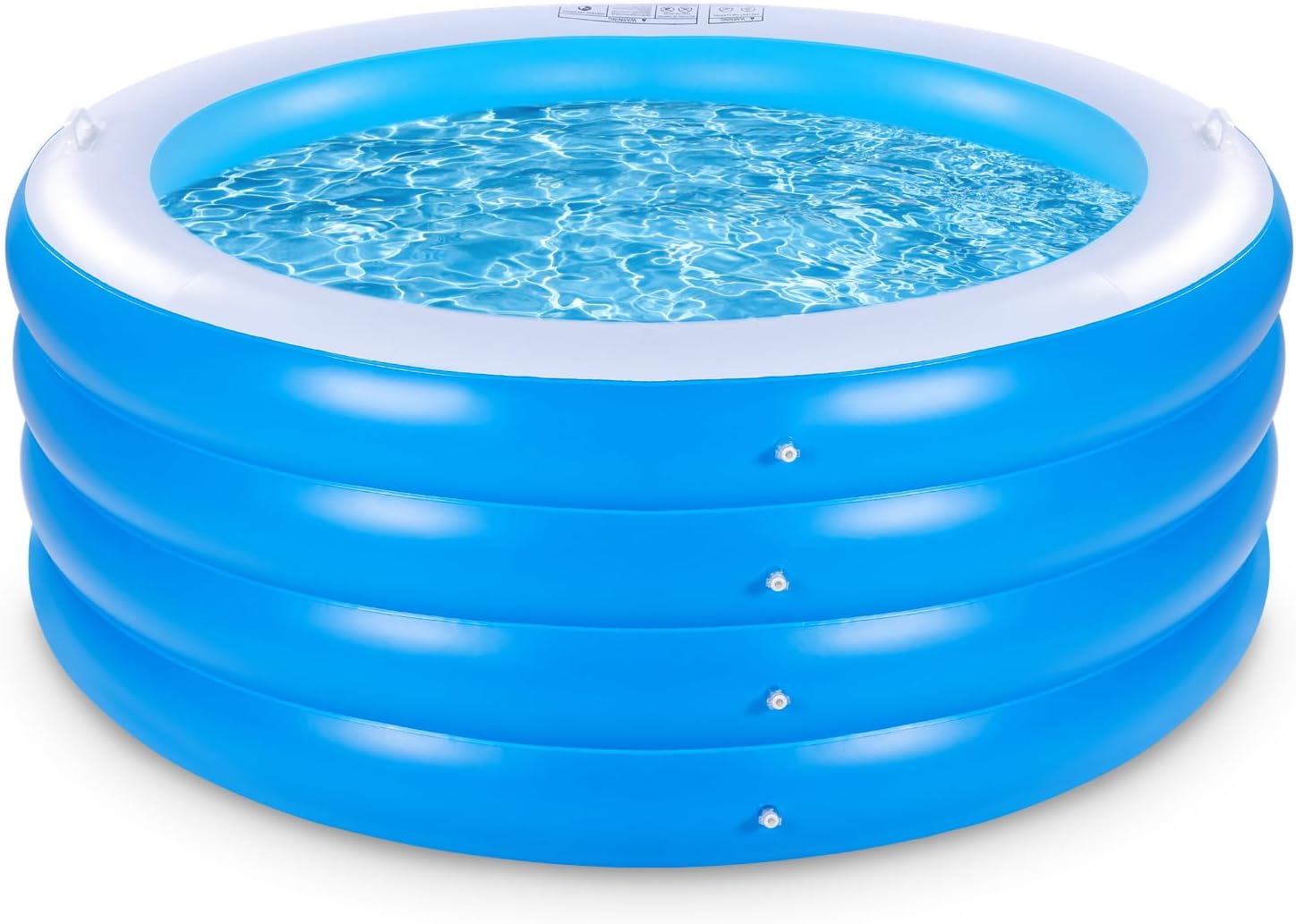 Amazon.com: Extra Large Inflatable Pool with Pump - 130'' x 72'' x 22 ...