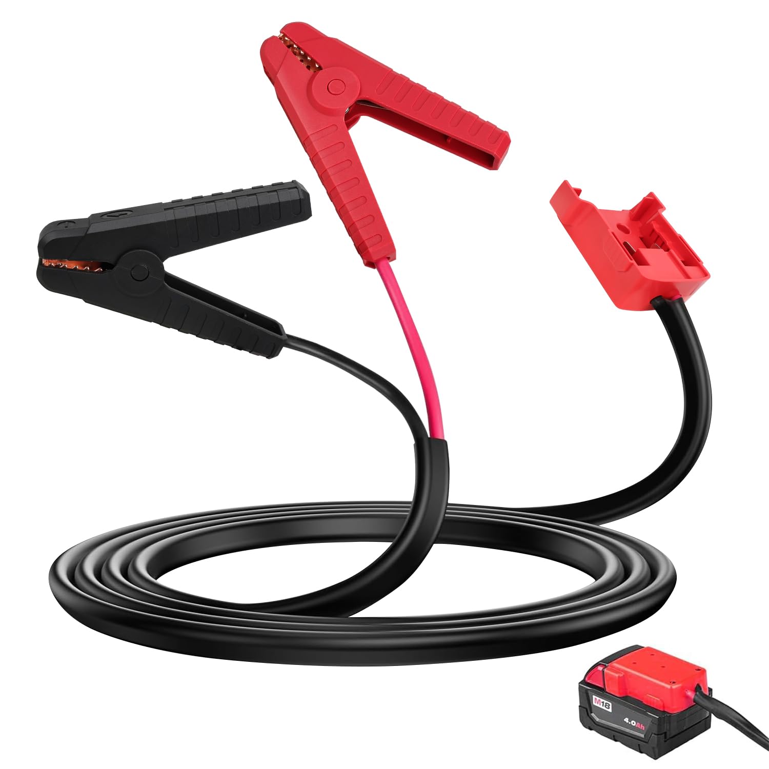 Amazon.com: ANKG Jumper Cable Clamps for Milwaukee M18 18V Battery ...