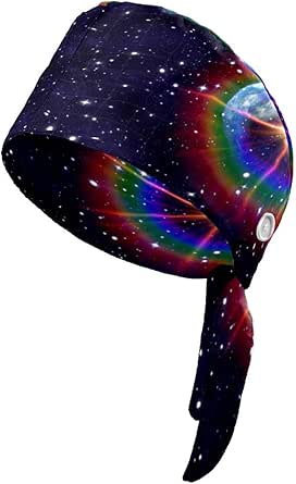Space Science Fiction Cosmos Colorful Unisex Adjustable Printed Turban ...