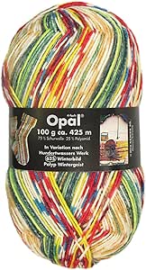 Frida's Wollhaus Opal 100 g Hundertwasser Sockenwolle 4-fach Strümpfe Socken Stricken 24 Farben ...