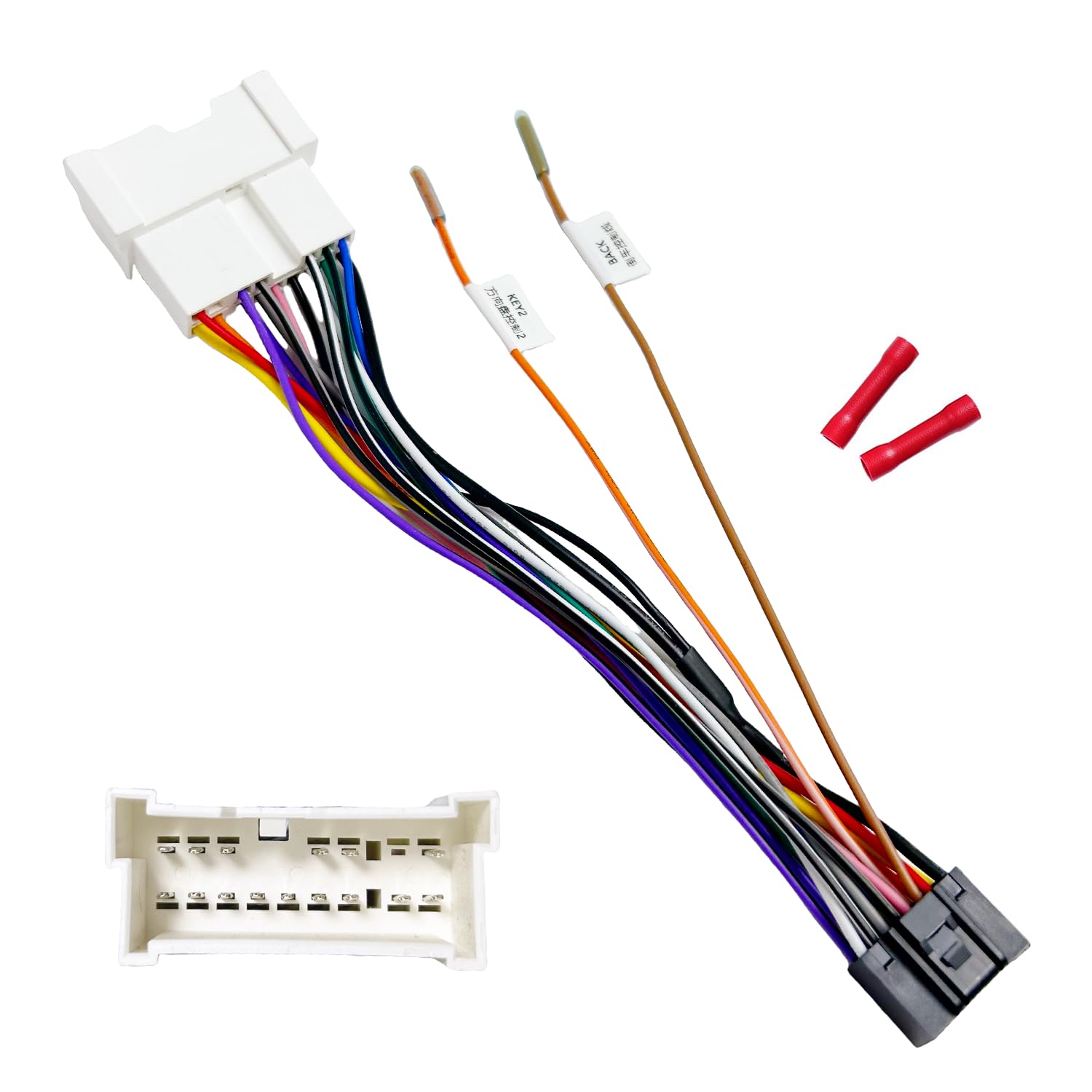 Amazon.com: 16Pin ISO Aftermarket Radio Harness Adapter for Hyundai ...