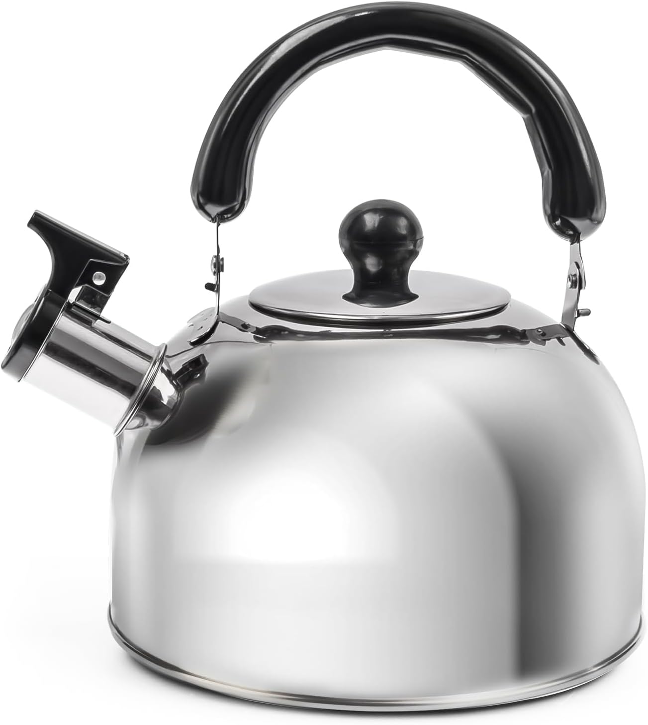 Whistling Tea Kettles for Stovetop, 2L Stainless Steel Tea Pot with ...