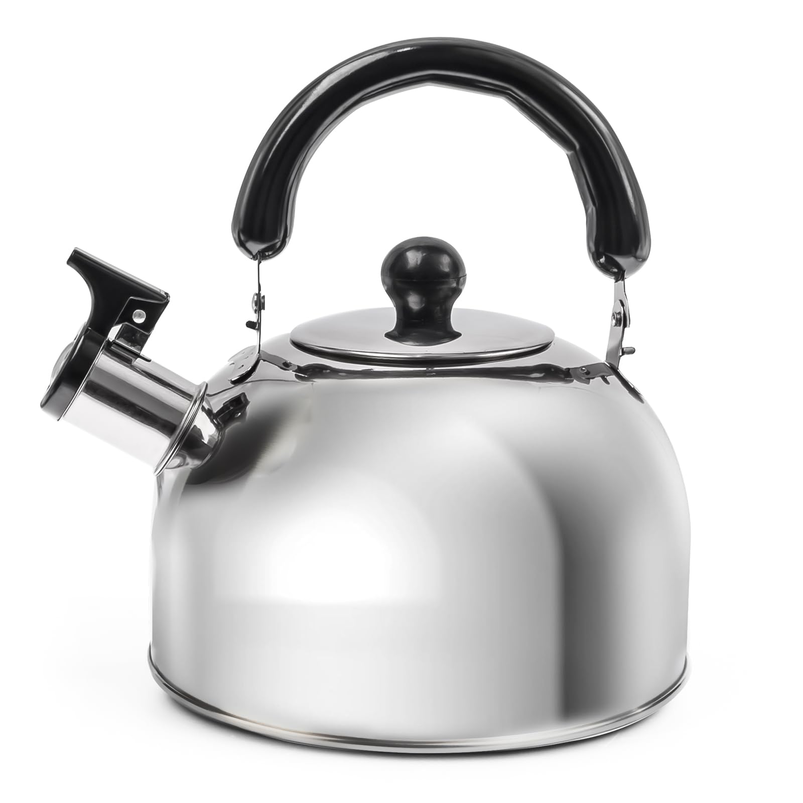 Whistling Tea Kettles, 2L Teapot for Stovetop, Stainless Steel Tea ...