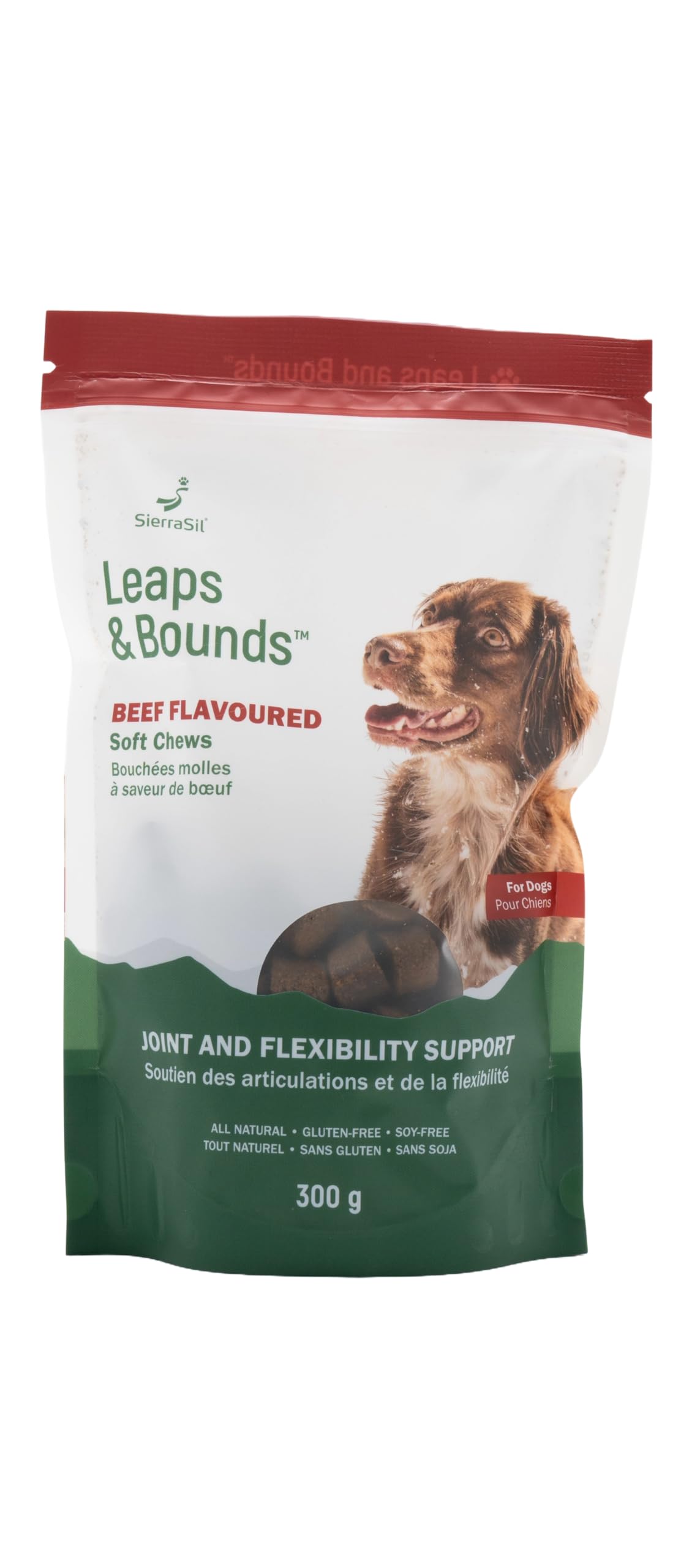 Leaps & Bounds – Beef Flavoured Soft Chews for Dogs, Joint & Flexibility Support, Helps Maintain ...