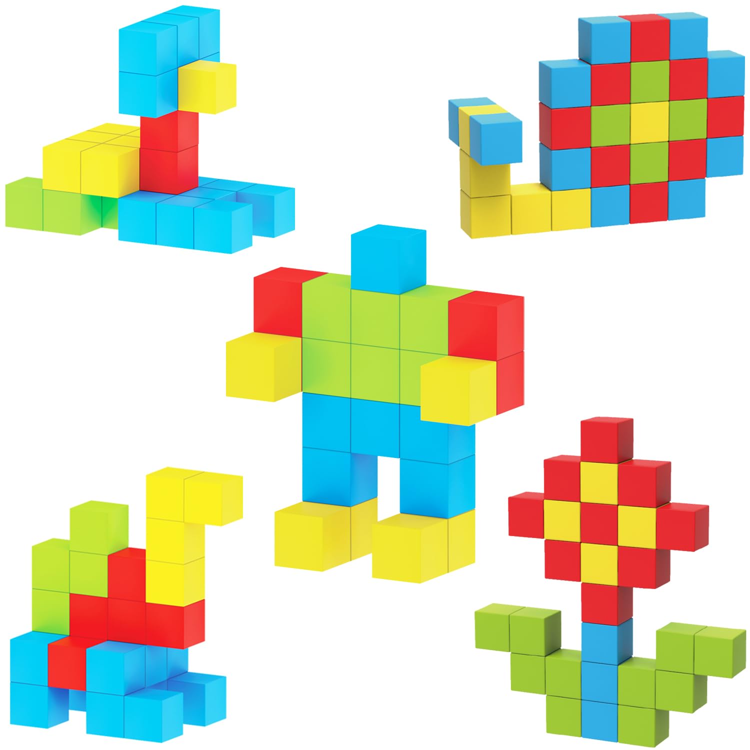 Connect Blocks Educational Blocks 25PCS Children Stem 3D Colorful