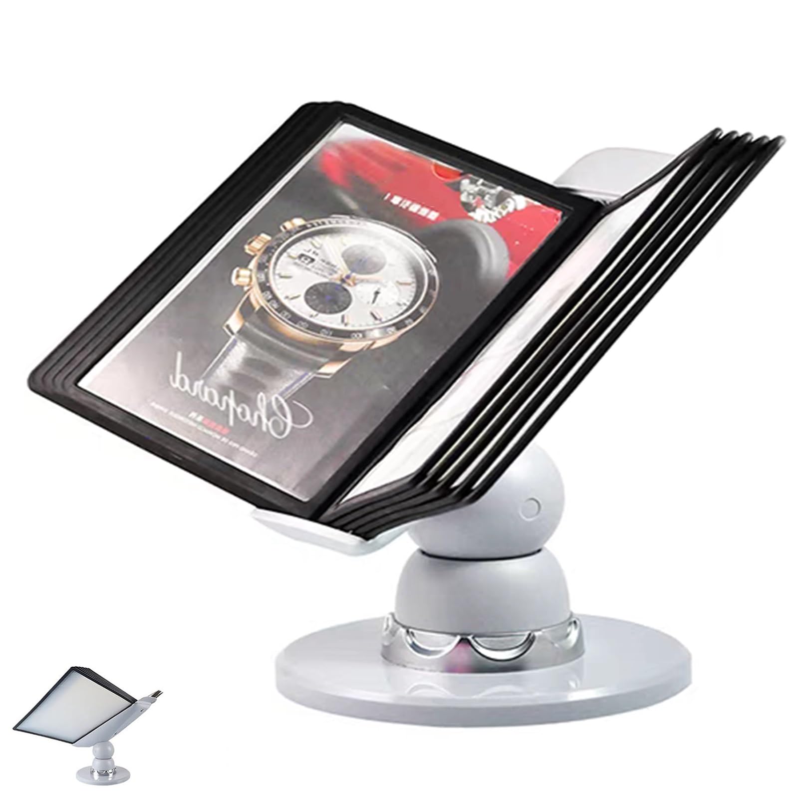 Snapklik.com : PAUANI Desktop Reference System - Adjustable Desk Flip ...