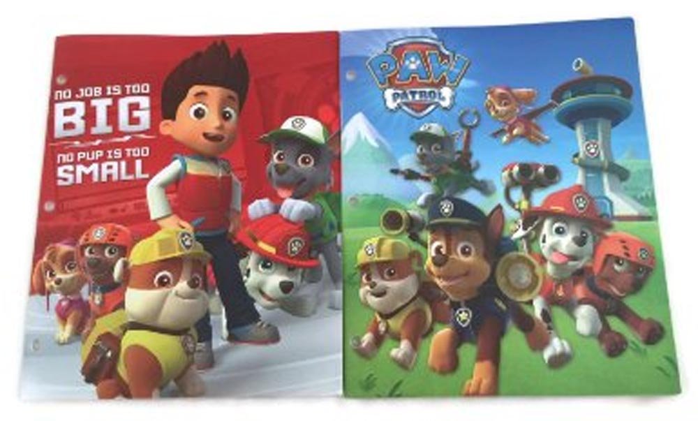 Amazon.com : Set of 2 Paw Patrol Pocket Folders : Office Products