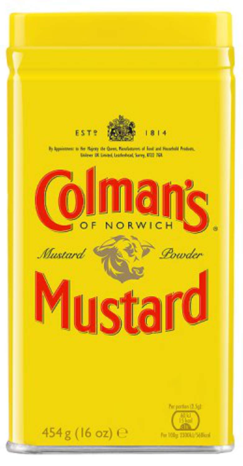 Amazon.com : Colman's Dry Mustard Powder, 16 Ounce : Mustard Spices And ...