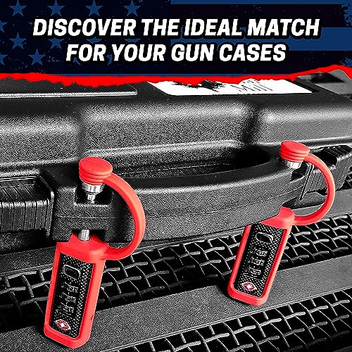 Snapklik.com : TSA Approved Tactical Gun Case LockProtective Rubber ...