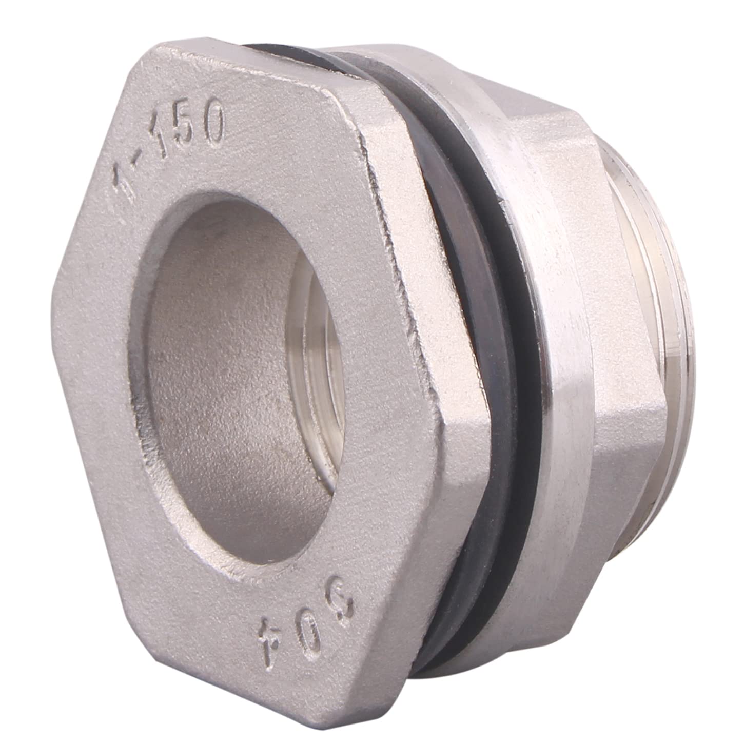 Snapklik.com : 1 Female Bulkhead Water Tank Connector Stainless Steel ...