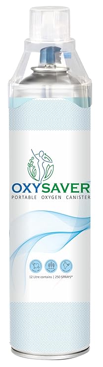 OXYSAVER Anilom Oxygen Portable Cylinder 12 Litre | 250 Pumps Instant ...