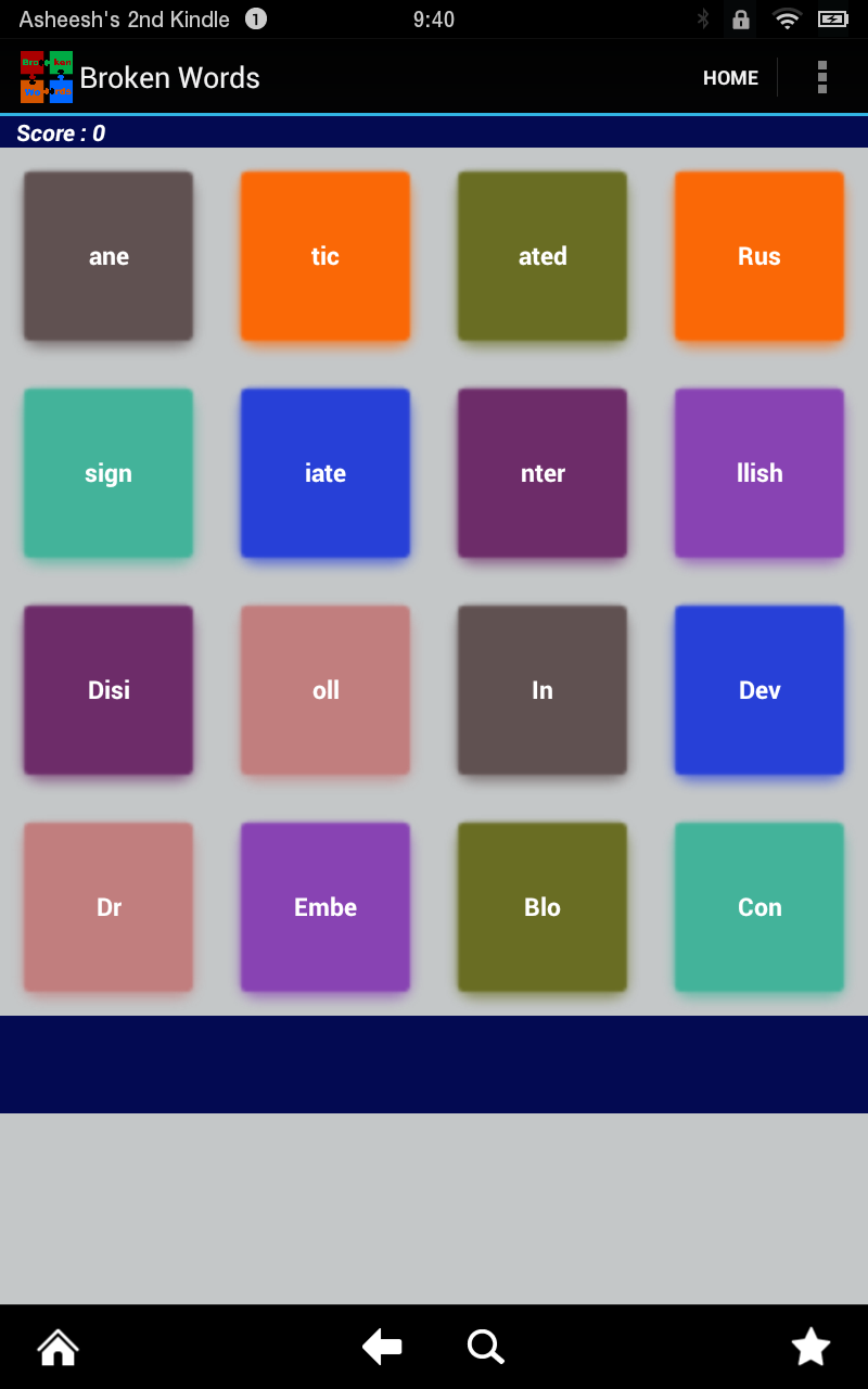 Broken Words - Vocabulary Game - App on Amazon Appstore
