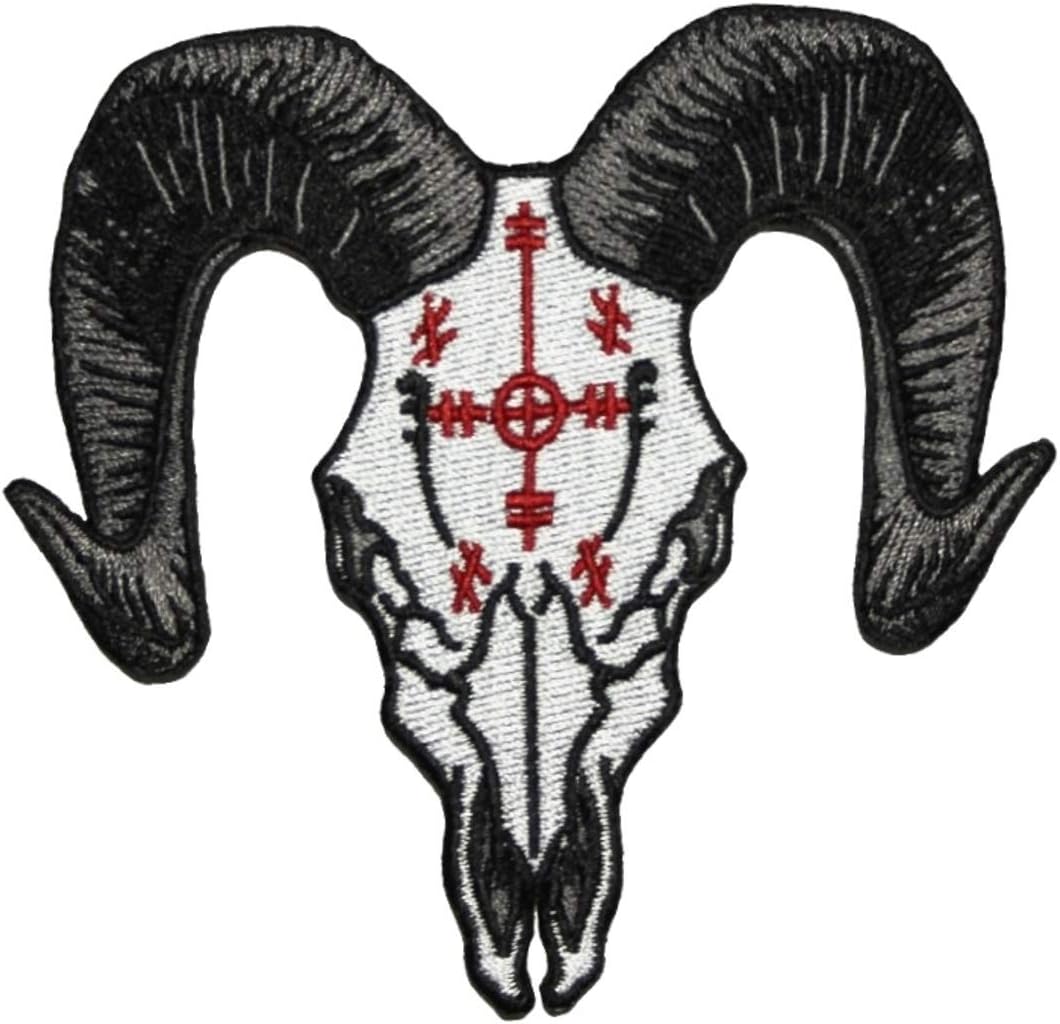 Amazon.com: Voodoo Goat Skull Patch