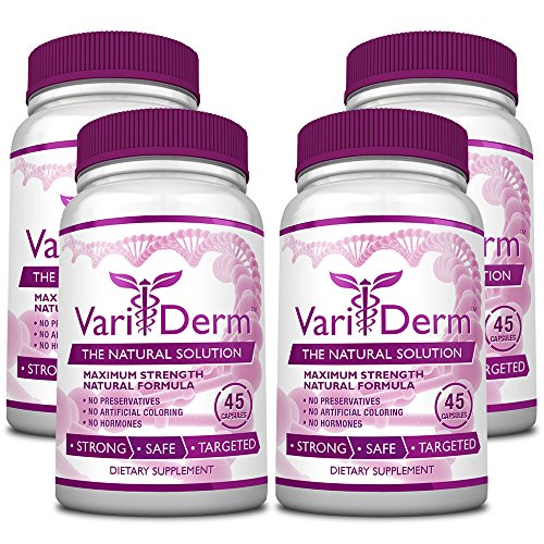 VariDerm: The Varicose and Spider Vein Solution (5 Bottles + 1 Cream ...