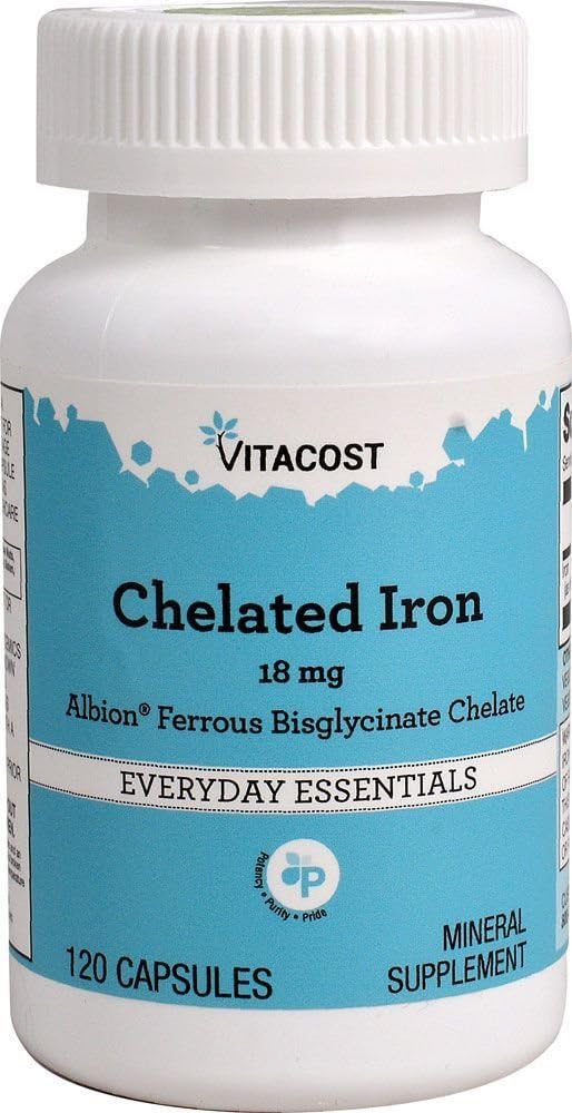 Amazon.com: 365 by Whole Foods Market, Iron Chelated 18Mg, 100 Veg ...