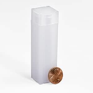 Amazon.com : LIGHTHOUSE - Square Coin Tubes - Convenient Push Top ...