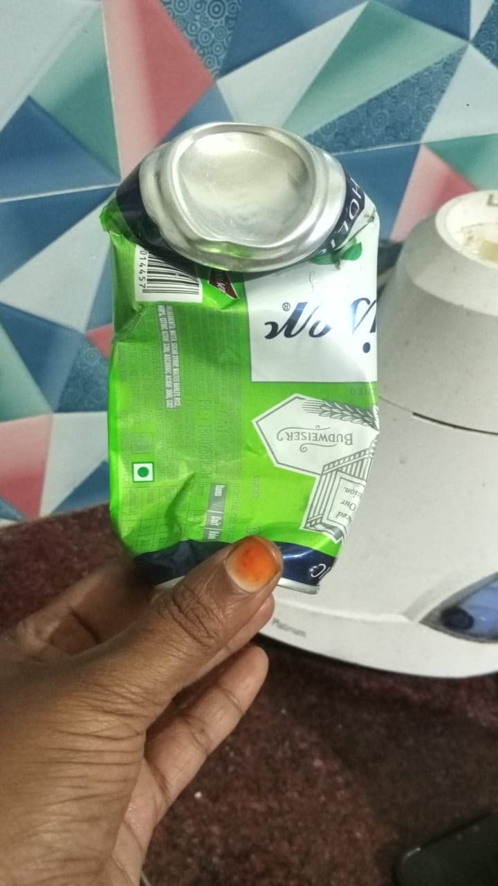 Budweiser 0.0 Non alcoholic Green Apple Can 330ml (Pack of 6) : Amazon ...