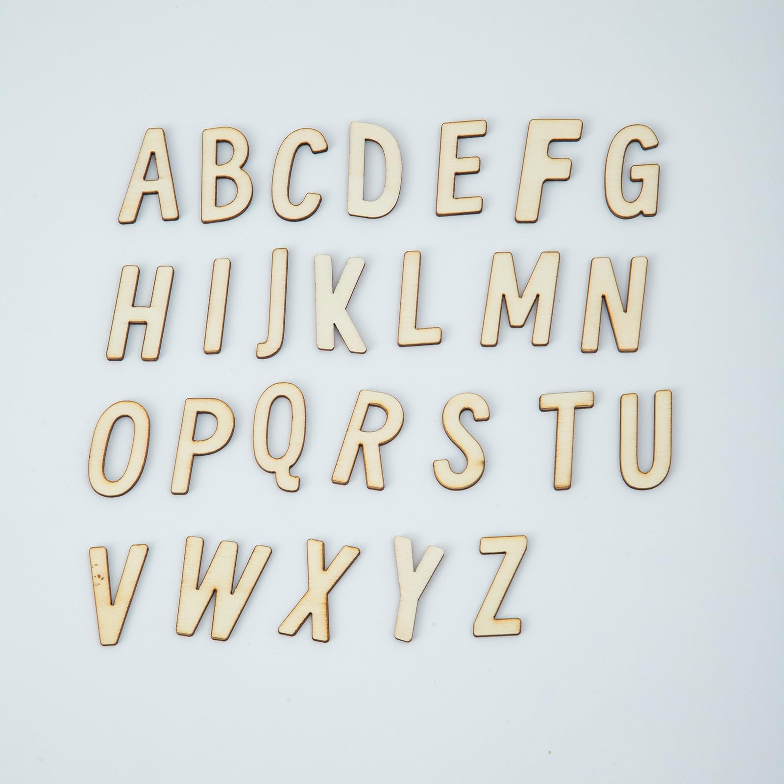 Amazon.com: 248 Pieces Wooden Letters 1.3 Inch Crafts DIY Wooden ...