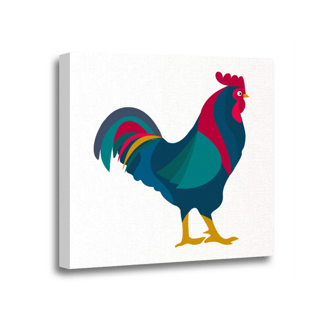 Brown Leghorn Rooster Art