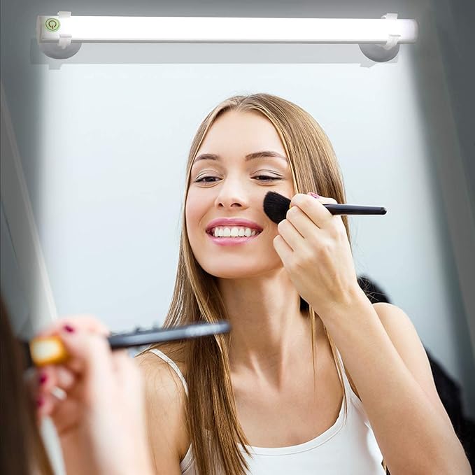 BESTCAN Portable LED Vanity Mirror Lights | Simulated Daylight | 4 ...