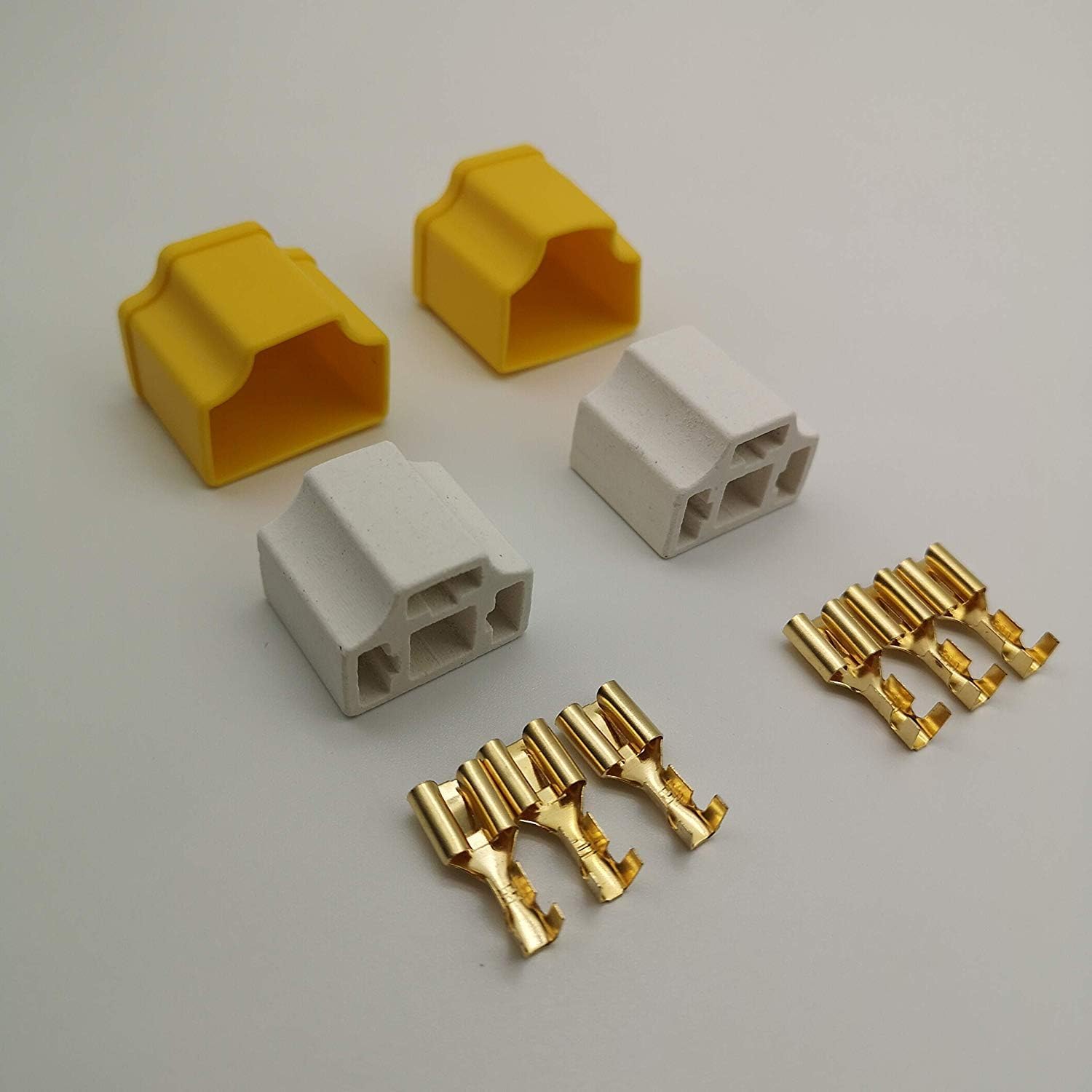 Amazon.com: 2X Female Ceramic Socket Plug Kit w/Terminals For 7” Round ...