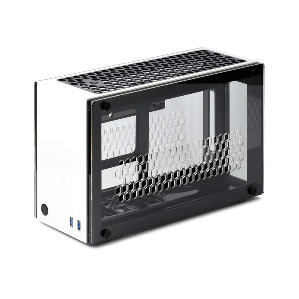 Buy GEEEK A50 PLUS V2.0 MINI-ITX CASE White Chassis Clear Windows ...