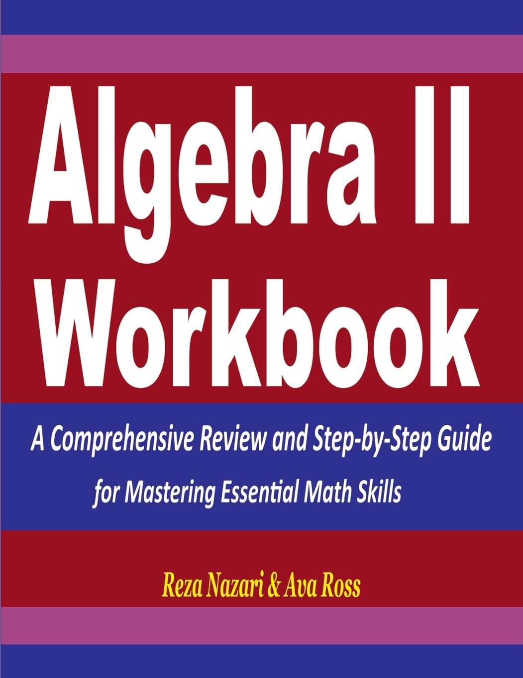 Amazon | Algebra 2 Workbook: A Comprehensive Review and Step-by-Step ...