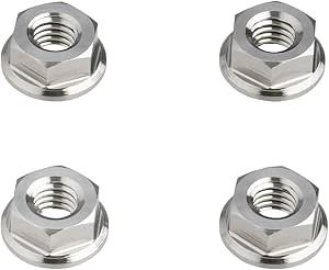 Amazon.com: DRC Alumium Nuts Titanium 4 Pack D58-53-401 : Automotive