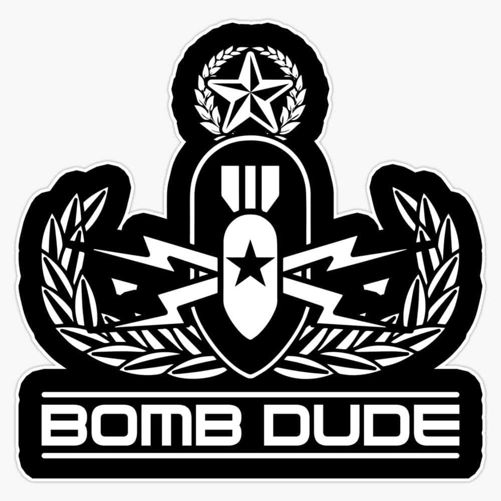 Amazon.com: Bomb Dude - EOD Explosive Ordnance Disposal Master Badge ...
