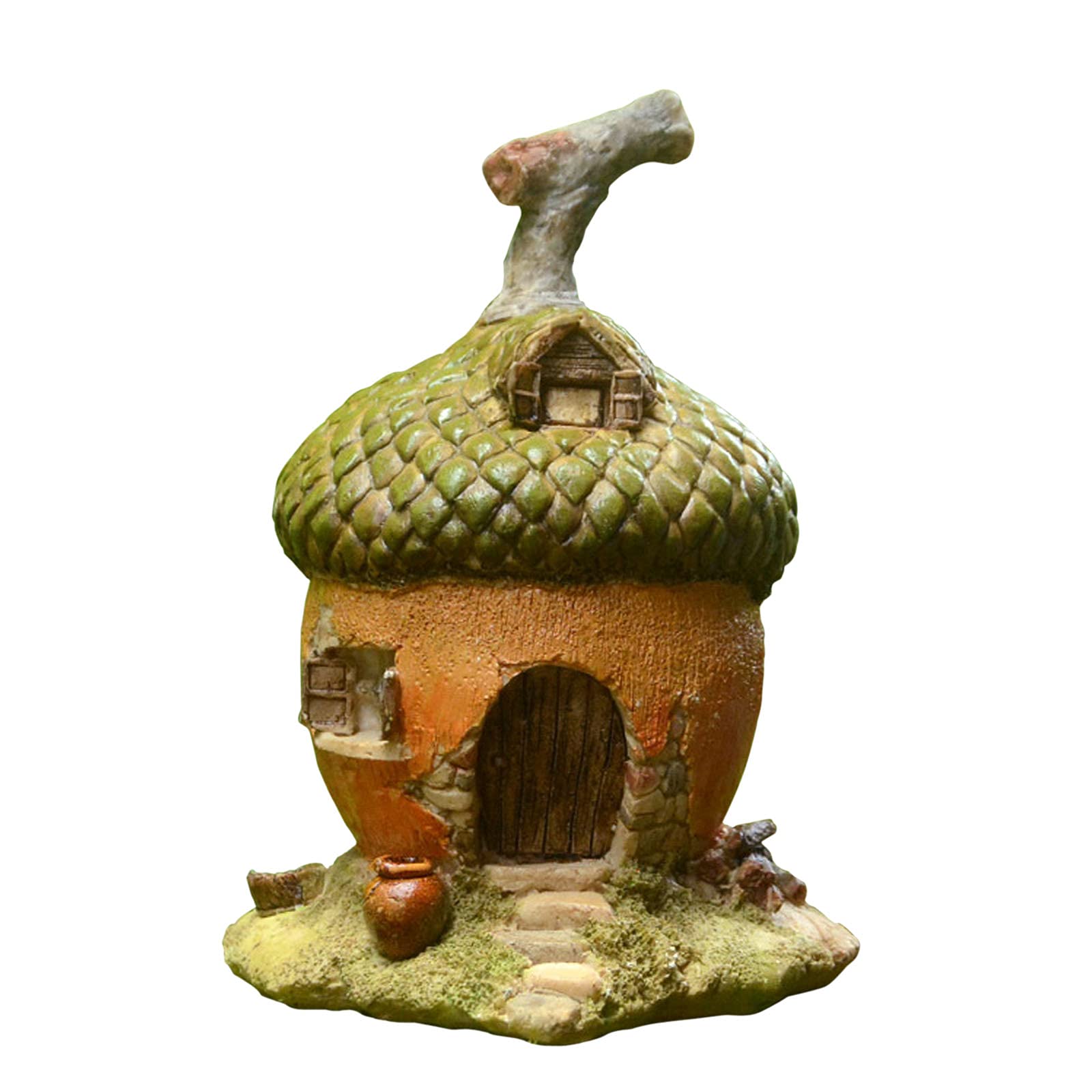Amazon.com : PHNAM Acorn House Sculpture, The Best Garden Decoration ...