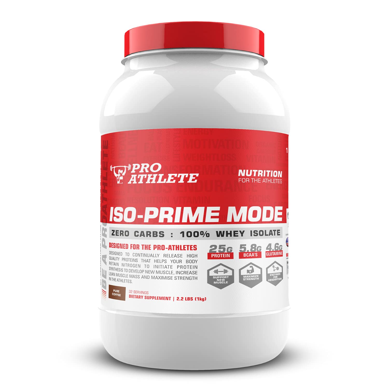Buy PROATHLETE IsoPrime Mode 100% Whey isolate | Zero carbs ISOLATE ...